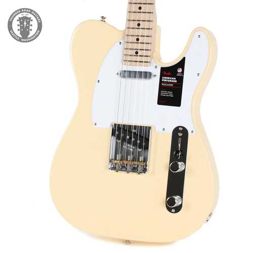 Fender American Performer Telecaster Vintage White > Guitars Electric ...