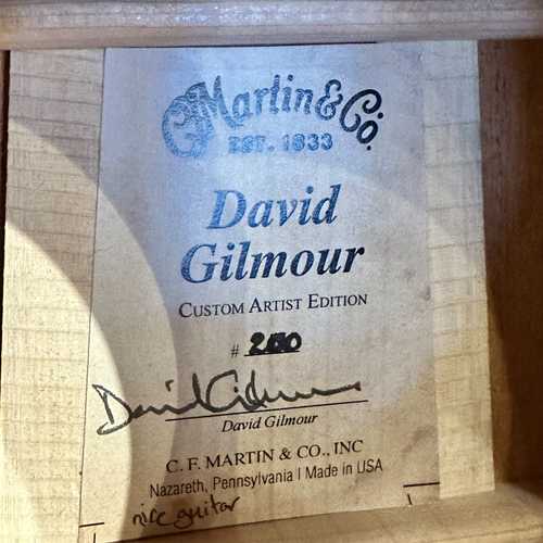2021 Martin D-35 David Gilmour 6 String # 200 Natural > Guitars ...