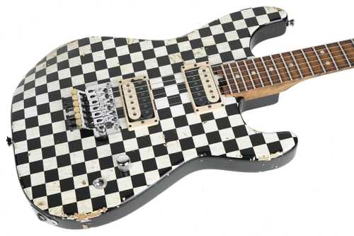Jackson Custom Shop Thunder Mod San Dimas Black & White Checkerboard ...