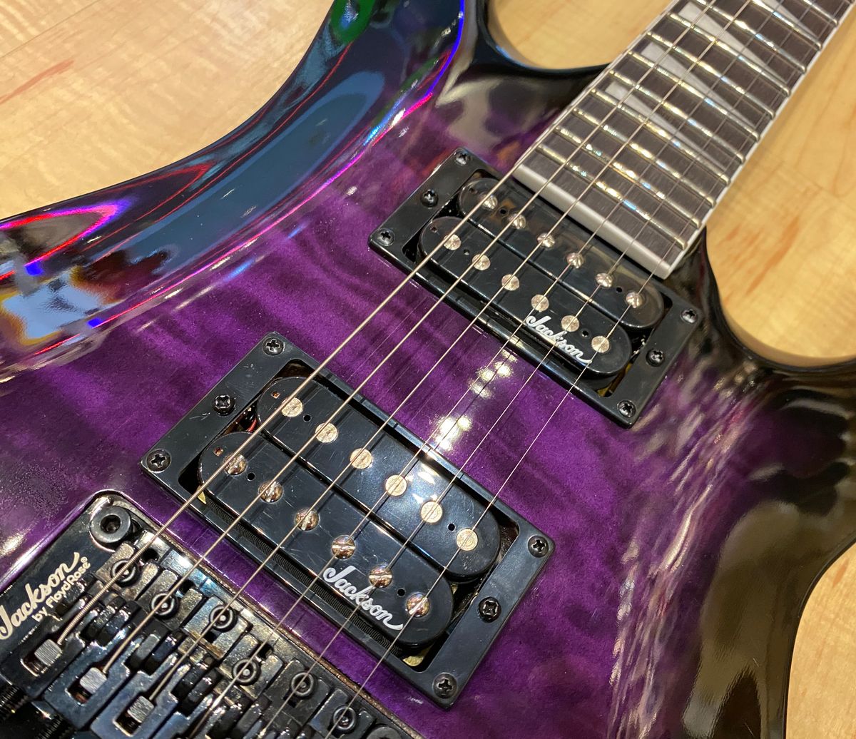 Jackson JS Series Dinky Arch Top JS32Q DKA Transparent Purple Burst ...
