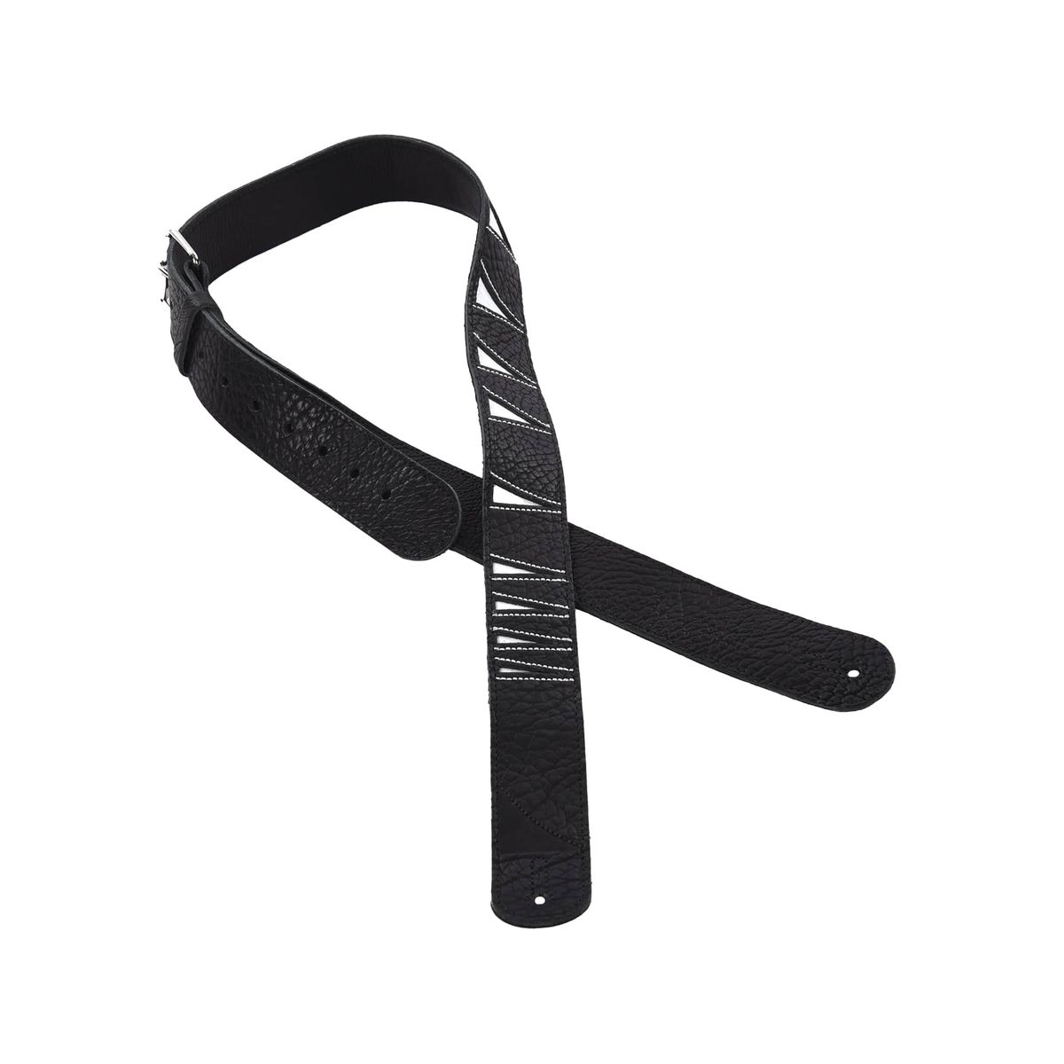 Jackson Shark Fin Leather Strap Black and White FF0000 FFFFFF ...