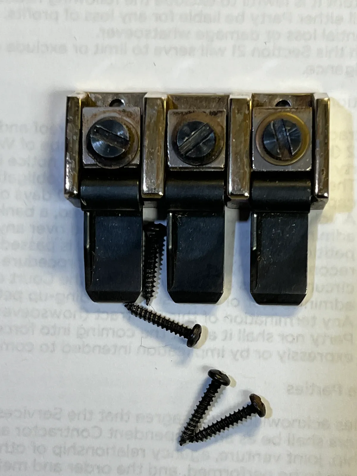1985 Kahler Flip Lock, Locking Nut > Guitar Parts | Mahar's Vintage Guitars