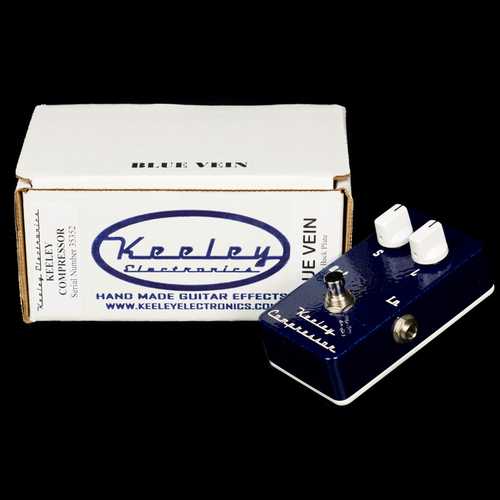 Keeley Electronics 2 Knob Compressor Blue > Effects | Distinctive Guitar