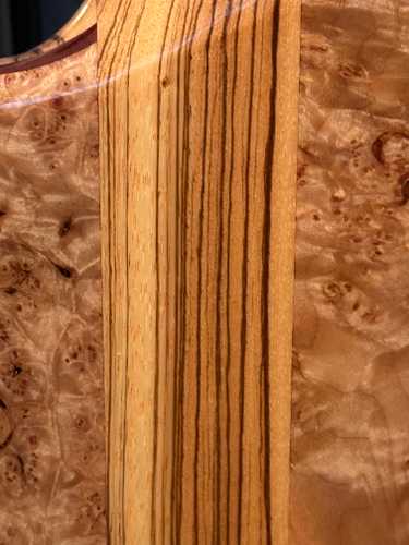 Linc Luthier Guitar Snake wood, burled maple, zebra wood > Guitars ...