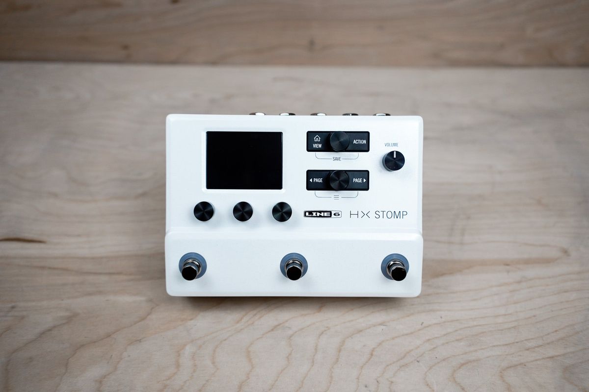 Line 6 HX Stomp Multi-Effect and Amp Modeler Stormtrooper White ...