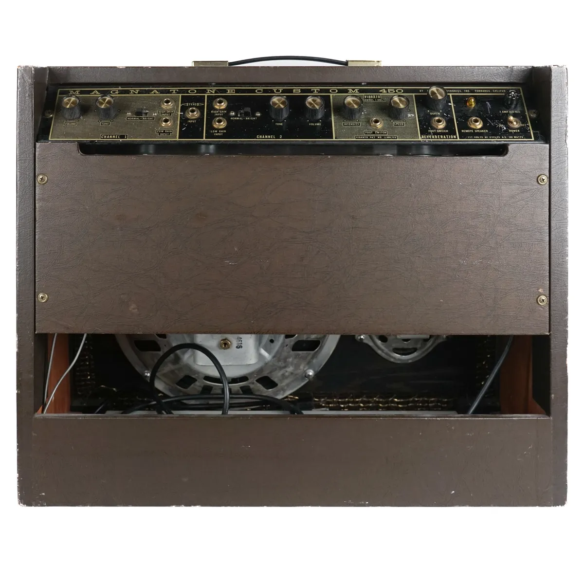 1962 Magnatone Custom 450 Combo Amp > Guitars Electric Solid Body ...