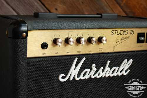 Marshall Model 4001 Studio 15 Black > Amps & Preamps | Rock n Roll ...