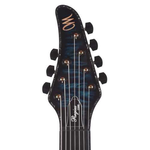 Mayones Regius Core 7 Quilted Green Trans Turquoise > Guitars Electric ...