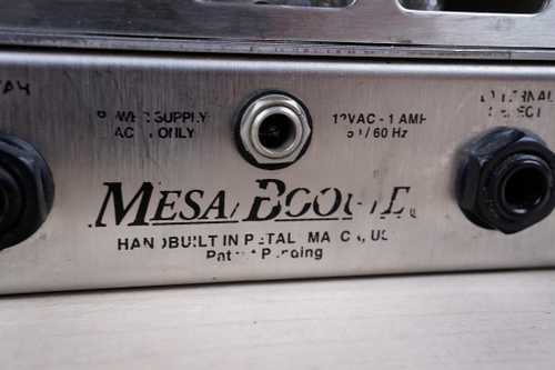 Mesa Boogie V-Twin Tube Preamp Pedal Silver > Effects | A Flash Flood ...