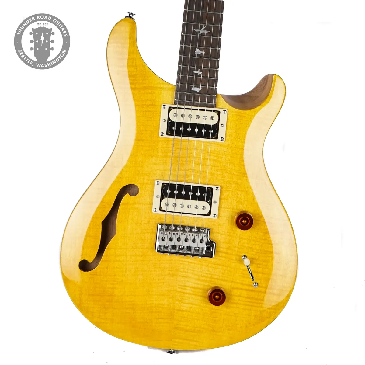 2016 PRS SE Custom 22 Santana Santana Yellow > Guitars Electric Solid ...