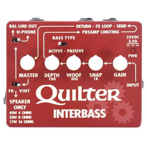 Quilter Labs InterBass Bass Head > Bass Amps | Chicago Music Exchange