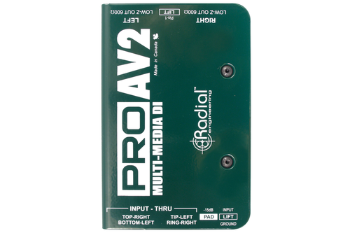 Radial ProAV2 Stereo Direct Box > Recording Equipment | Bananas At ...