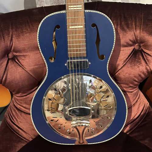 Recording King Dirty 30s Minnie Bucker Resonator Blue > Guitars ...