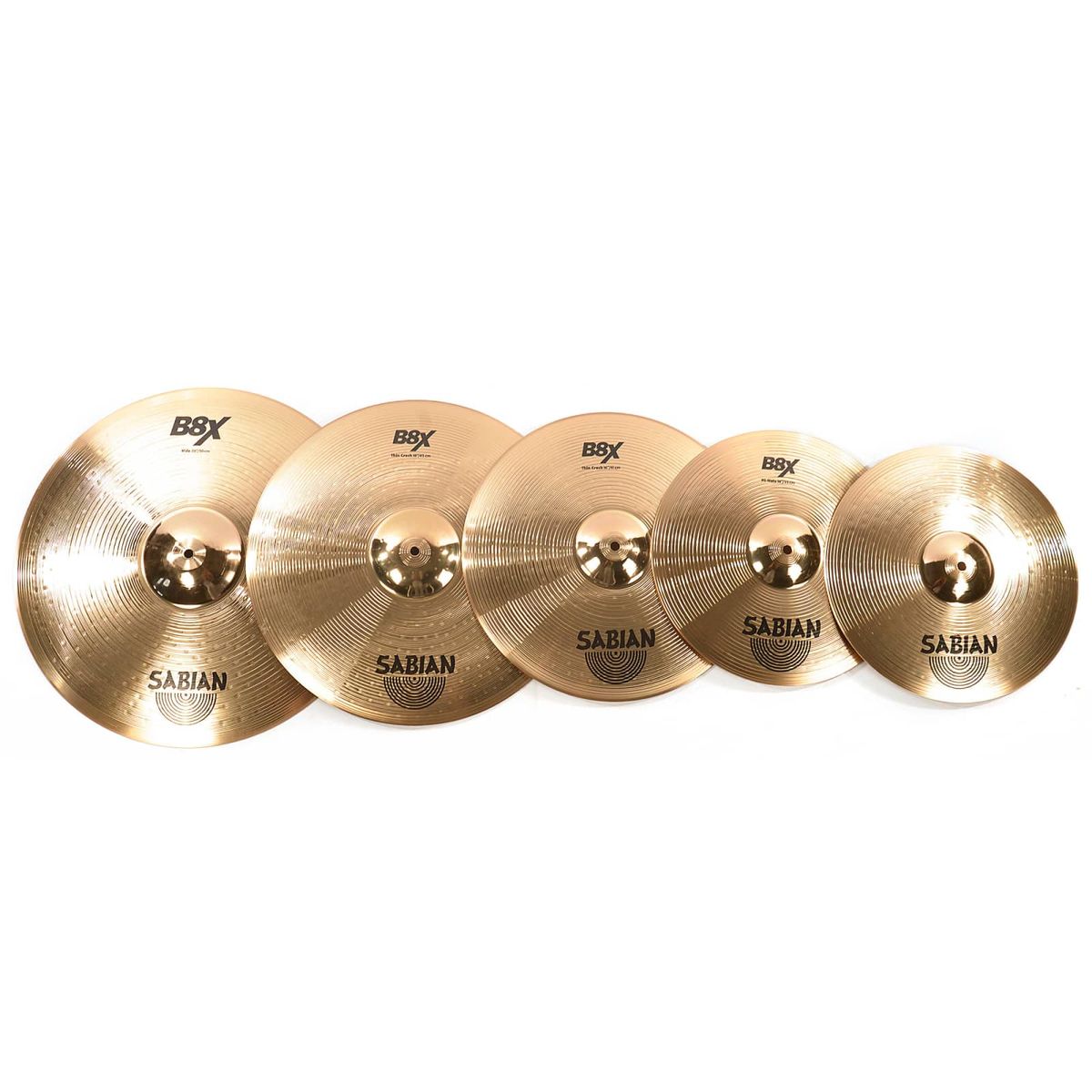 Sabian B8X Performance Cymbal Box Set (14/16/20 + Free 18" Thin Crash ...