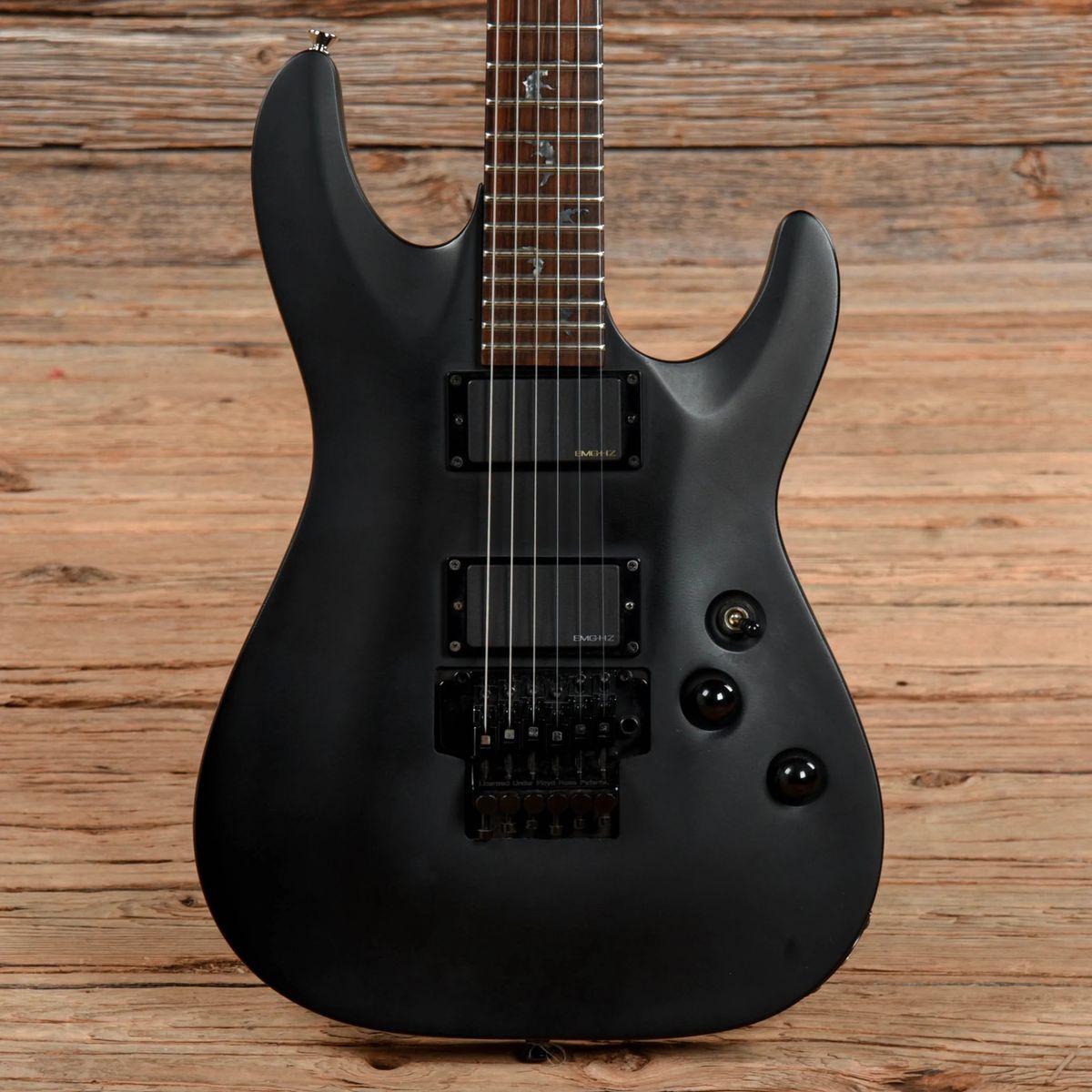Schecter Damien FR Damien FR Black Satin Black > Guitars Electric Solid ...
