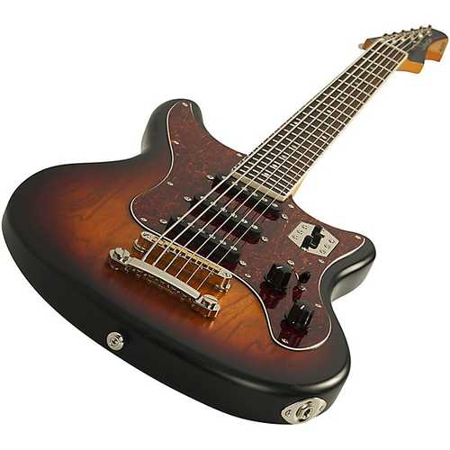 Schecter Hellcat-VI 3-Tone Sunburst Pearl (3TSBP) > Guitars Electric ...