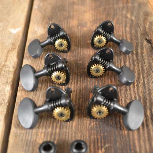 2010 Schertler cool black tuners > Guitar Parts | Mahar's Vintage Guitars