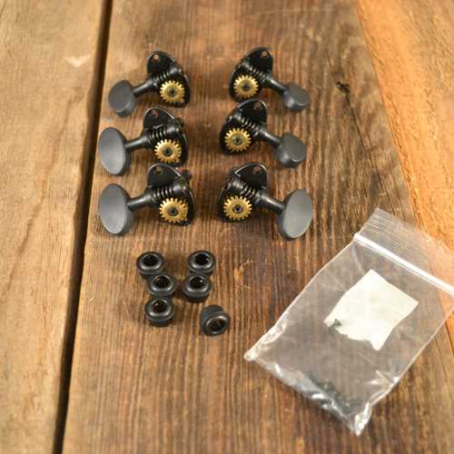 2010 Schertler cool black tuners > Guitar Parts | Mahar's Vintage Guitars