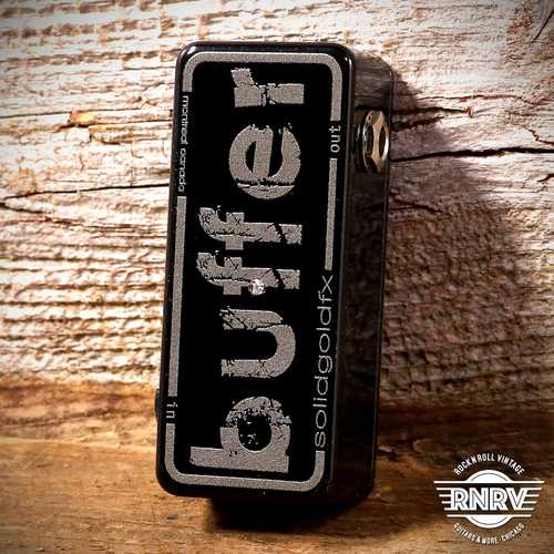 SolidGoldFX Buffer Black > Effects | Rock n Roll Vintage Guitars