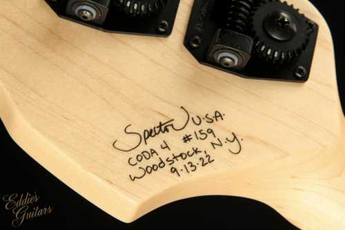 Spector Coda 4 DLX - Super Faded Black > Guitars Bass | Eddie's Guitars