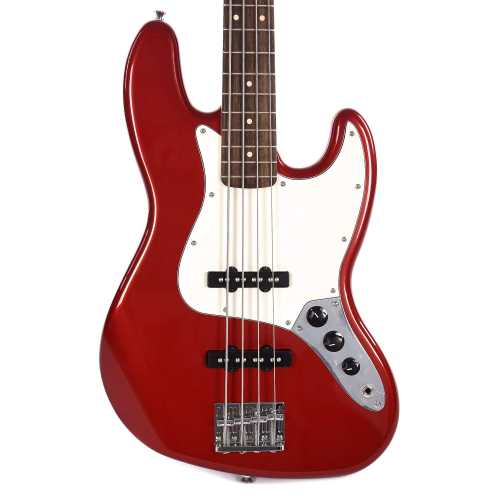 Squier Jazz Bass Red Dark Metallic Red > Guitars Bass | Chicago Music ...