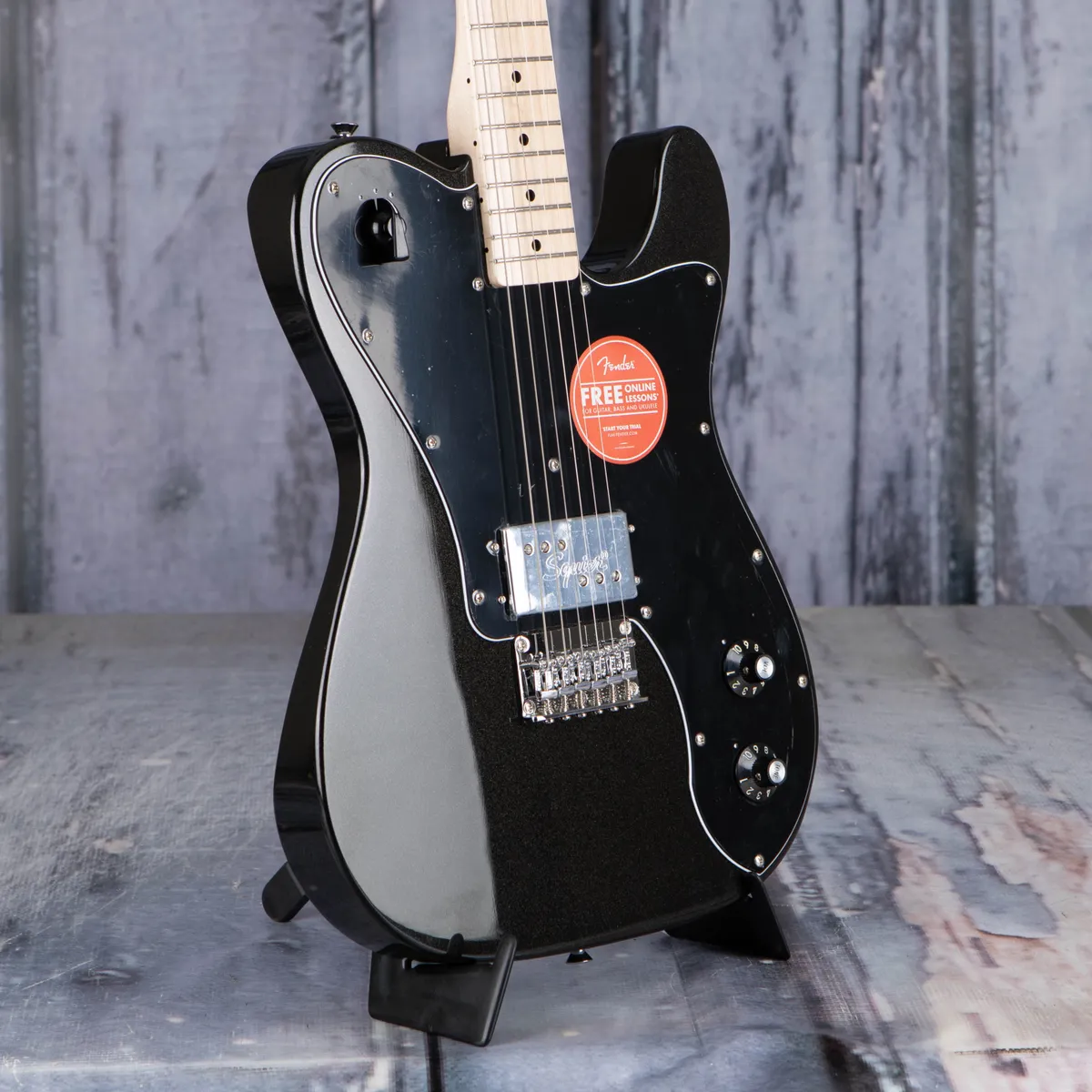 Squier Paranormal Esquire Deluxe, Metallic Black > Guitars Electric ...