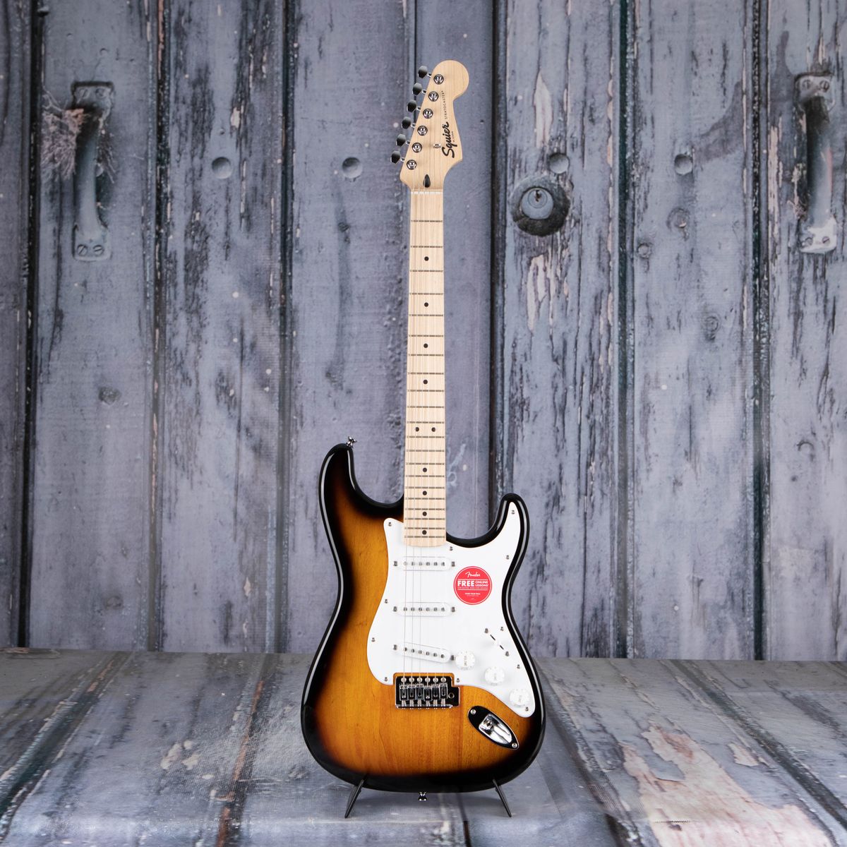 Squier Sonic Stratocaster, 2-Color Sunburst > Guitars Electric Solid ...