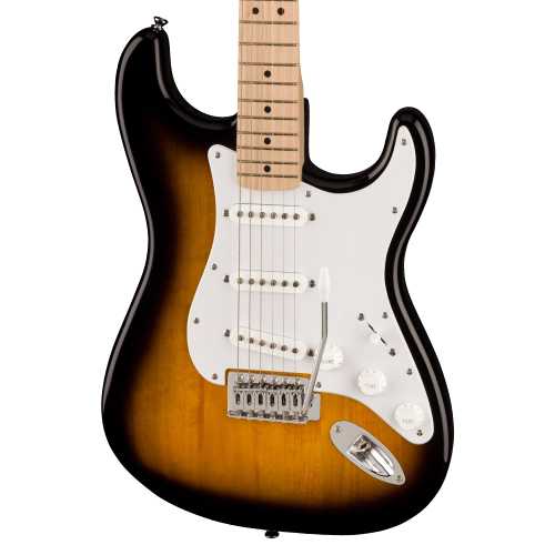 Squier Stratocaster Sunburst 2-Color Sunburst > Guitars Electric Solid ...