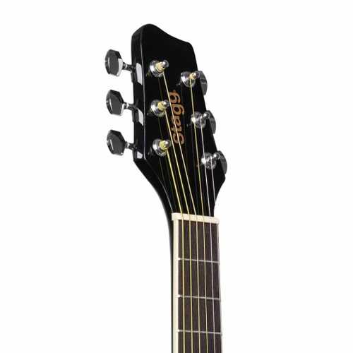 Stagg 1/2-Size Dreadnought Black > Guitars Acoustic | Bananas At Large Inc