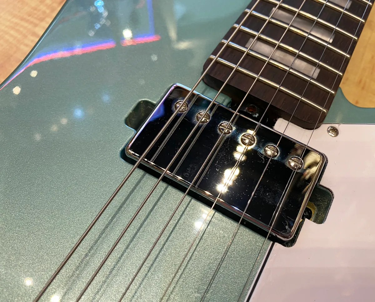 Sterling by Music Man Mariposa Dorado Green > Guitars Electric Solid ...