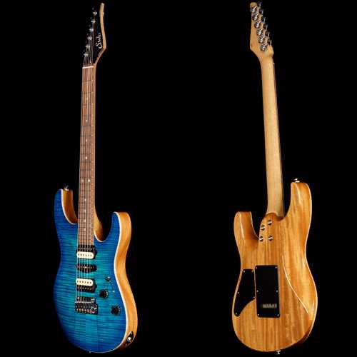 Suhr Custom Modern Bahama Blue Burst > Guitars Electric Solid Body ...