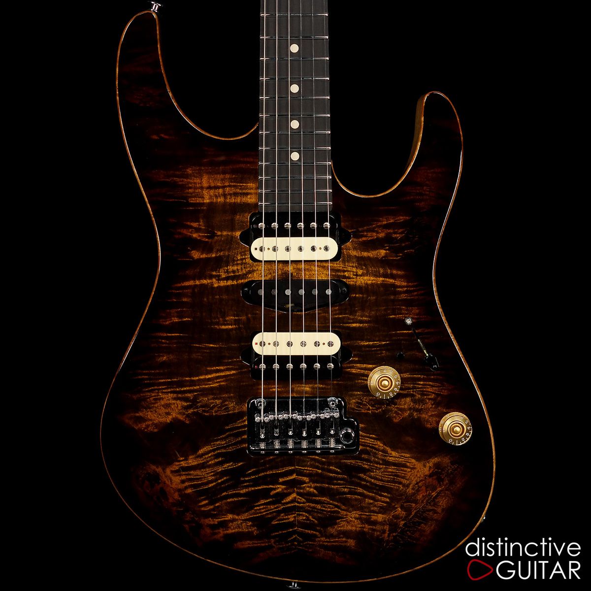 Suhr Custom Modern Burl Bengal Burst > Guitars Electric Solid Body ...