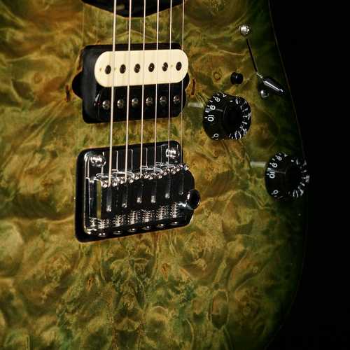 Suhr Custom Modern Faded Trans Green Burst > Guitars Electric Solid ...