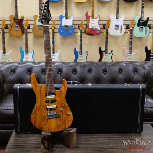 2020 Suhr Custom Modern Set Neck HSH Spalted Maple Trans Caramel ...