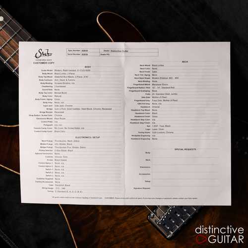Suhr Modern Custom Bengal Burst > Guitars Electric Solid Body ...