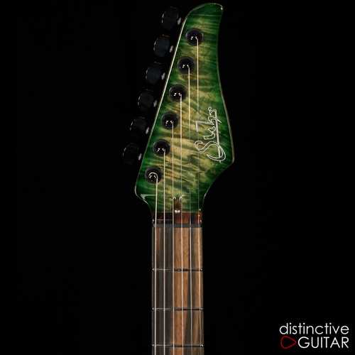 Suhr Modern Custom Faded Trans Green Burst > Guitars Electric Solid ...