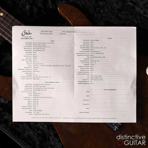 Suhr Modern Custom Natural > Guitars Electric Solid Body | Distinctive ...
