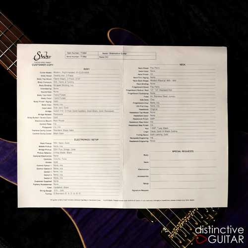 Suhr Modern Custom Trans Purple > Guitars Electric Solid Body ...