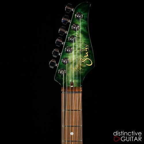 Suhr Modern Faded Trans Green Burst > Guitars Electric Solid Body ...