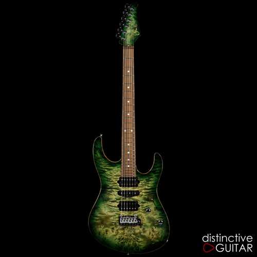Suhr Modern Faded Trans Green Burst > Guitars Electric Solid Body ...