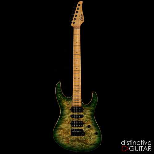 Suhr Modern Faded Trans Green Burst > Guitars Electric Solid Body ...
