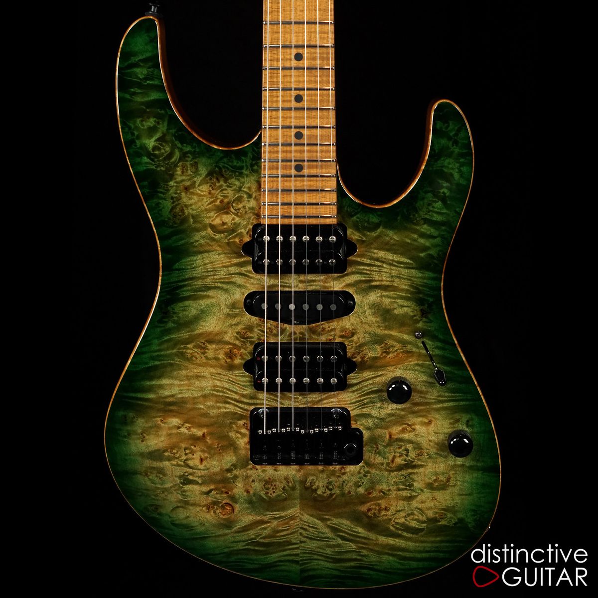 Suhr Modern Faded Trans Green Burst > Guitars Electric Solid Body ...