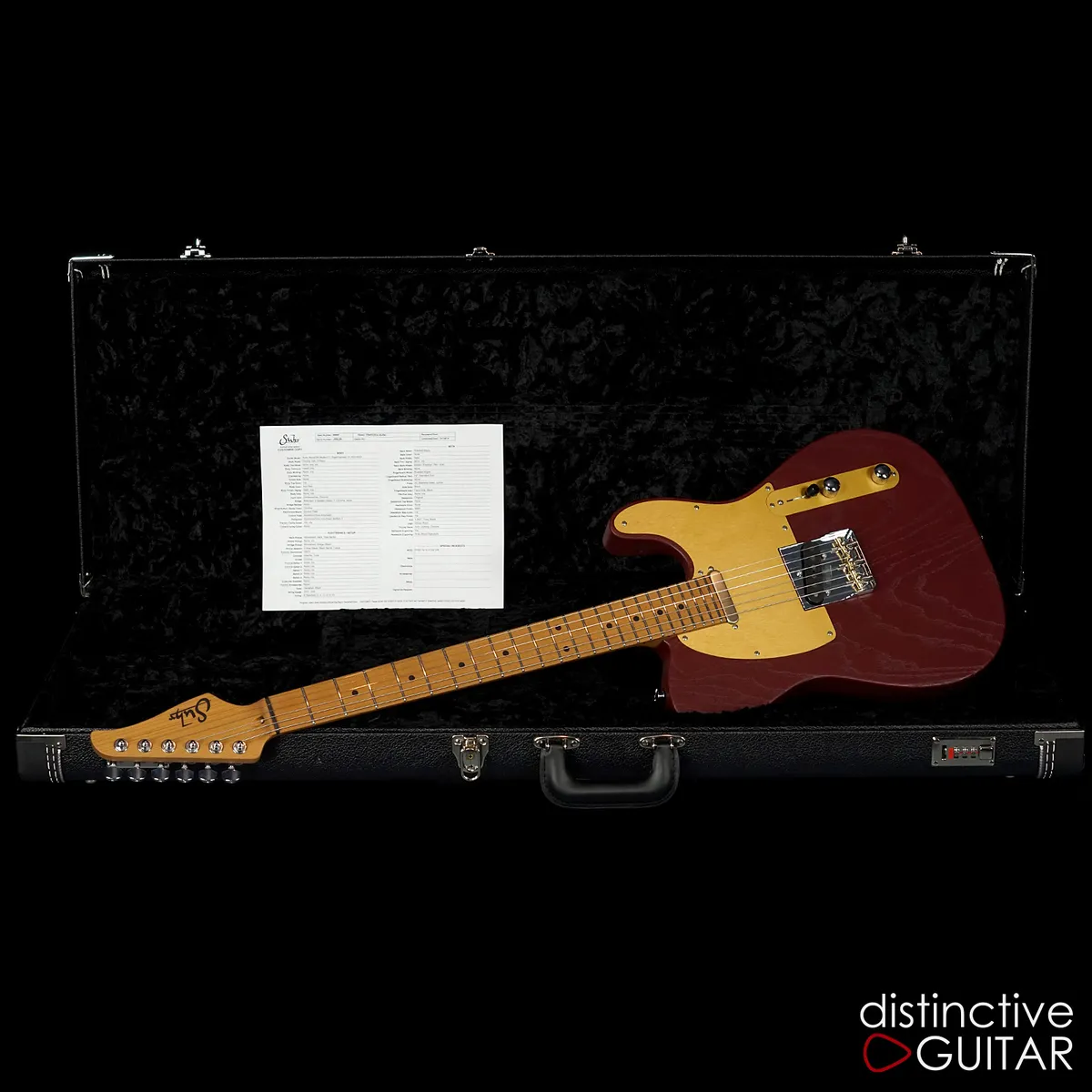 Suhr Modern T Andy Wood Signature Iron Red > Guitars Electric Solid ...