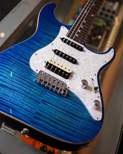 Suhr Standard Custom Aqua Blue Burst > Guitars Electric Solid Body ...