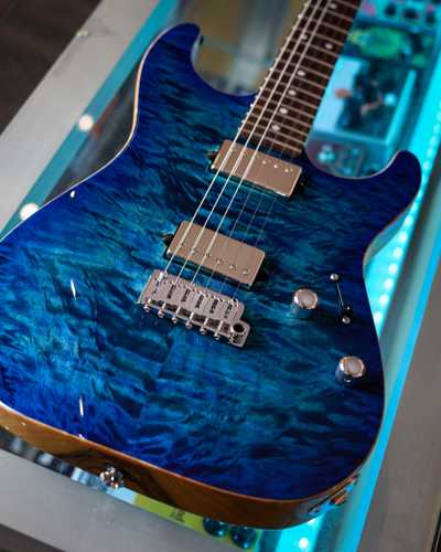 Suhr Standard Custom Aqua Blue Burst > Guitars Electric Solid Body ...