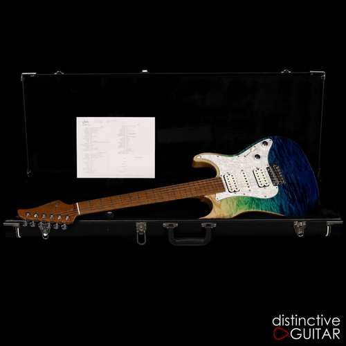 Suhr Standard Custom Aqua Blue Gradient > Guitars Electric Solid Body ...
