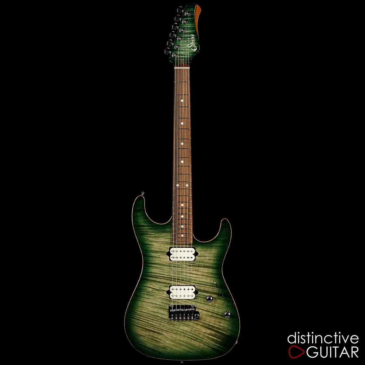 Suhr Standard Faded Trans Green Burst > Guitars Electric Solid Body ...