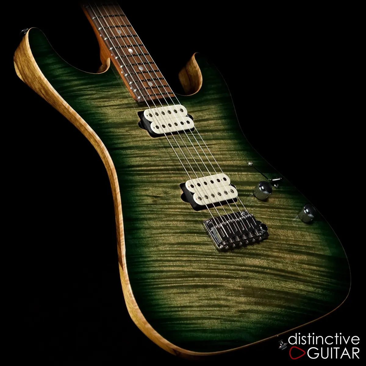 Suhr Standard Faded Trans Green Burst > Guitars Electric Solid Body ...