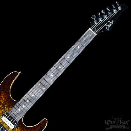 Suhr Suhr Modern Burl Bengal Burst w/Satin African Mahogany Neck Bengal ...