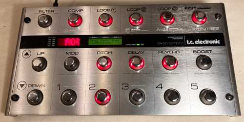 TC Electronics G-System Guitar Multi-Effects Processor > Effects ...